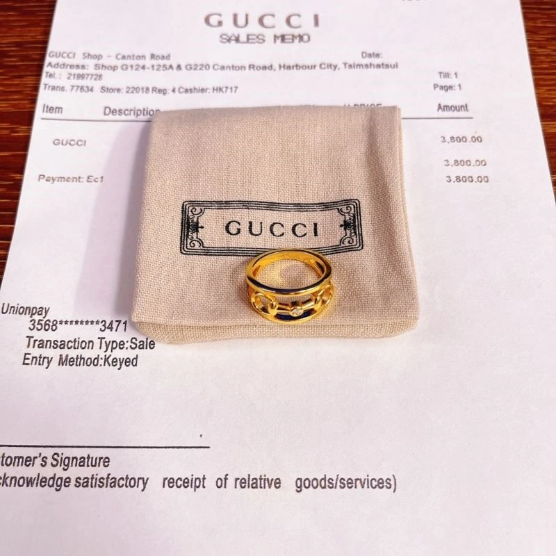 Brand-authenticated Gucci Rings