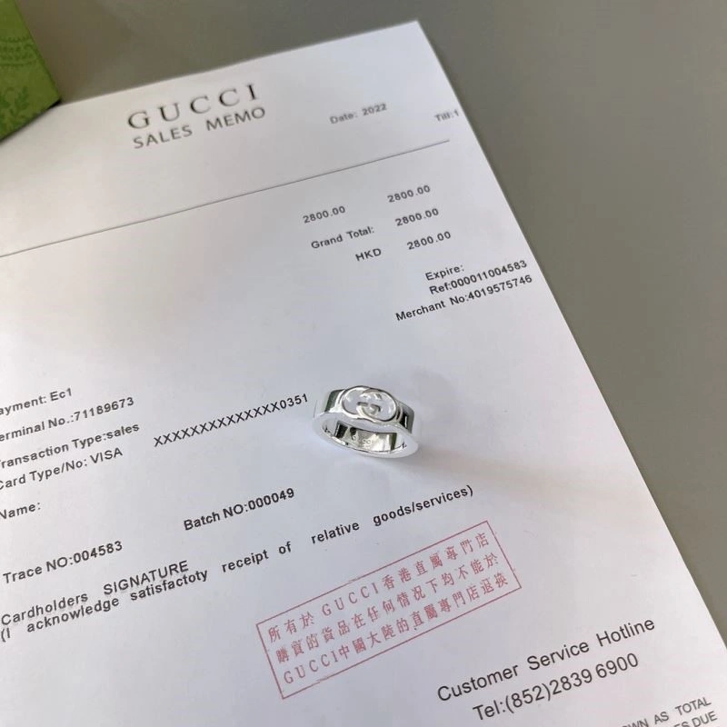 Authentic Gucci Rings