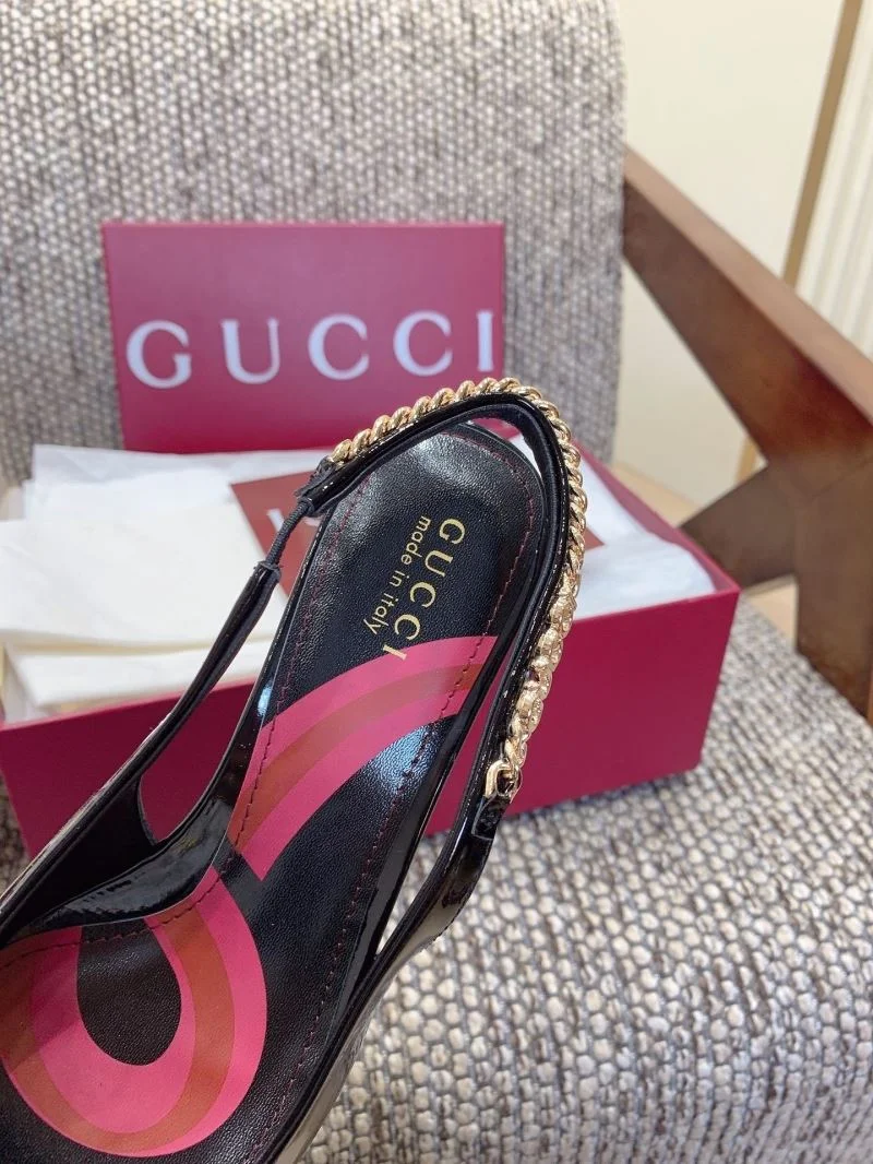 Brand-authenticated Gucci Sandals