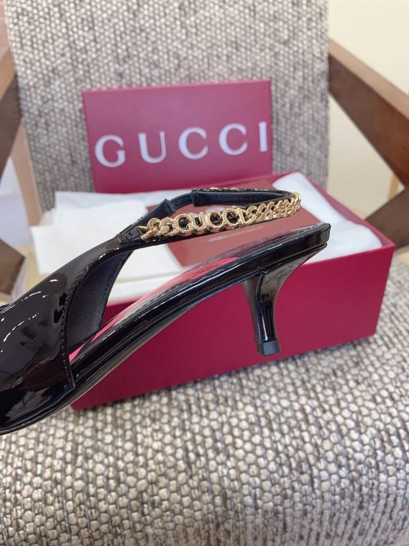 Brand-authenticated Gucci Sandals