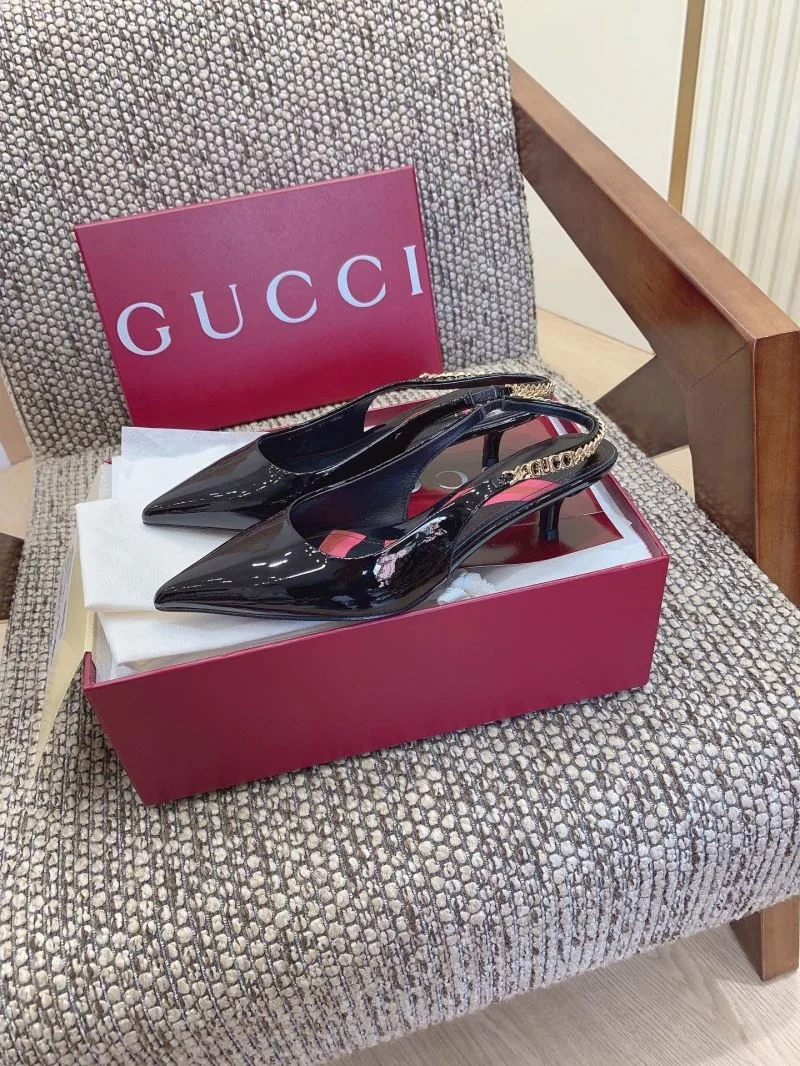 Brand-authenticated Gucci Sandals