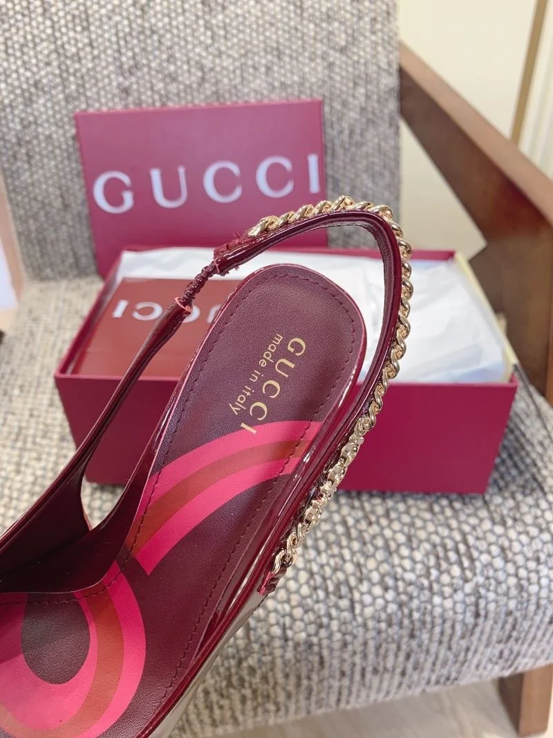 Brand-authenticated Gucci Sandals
