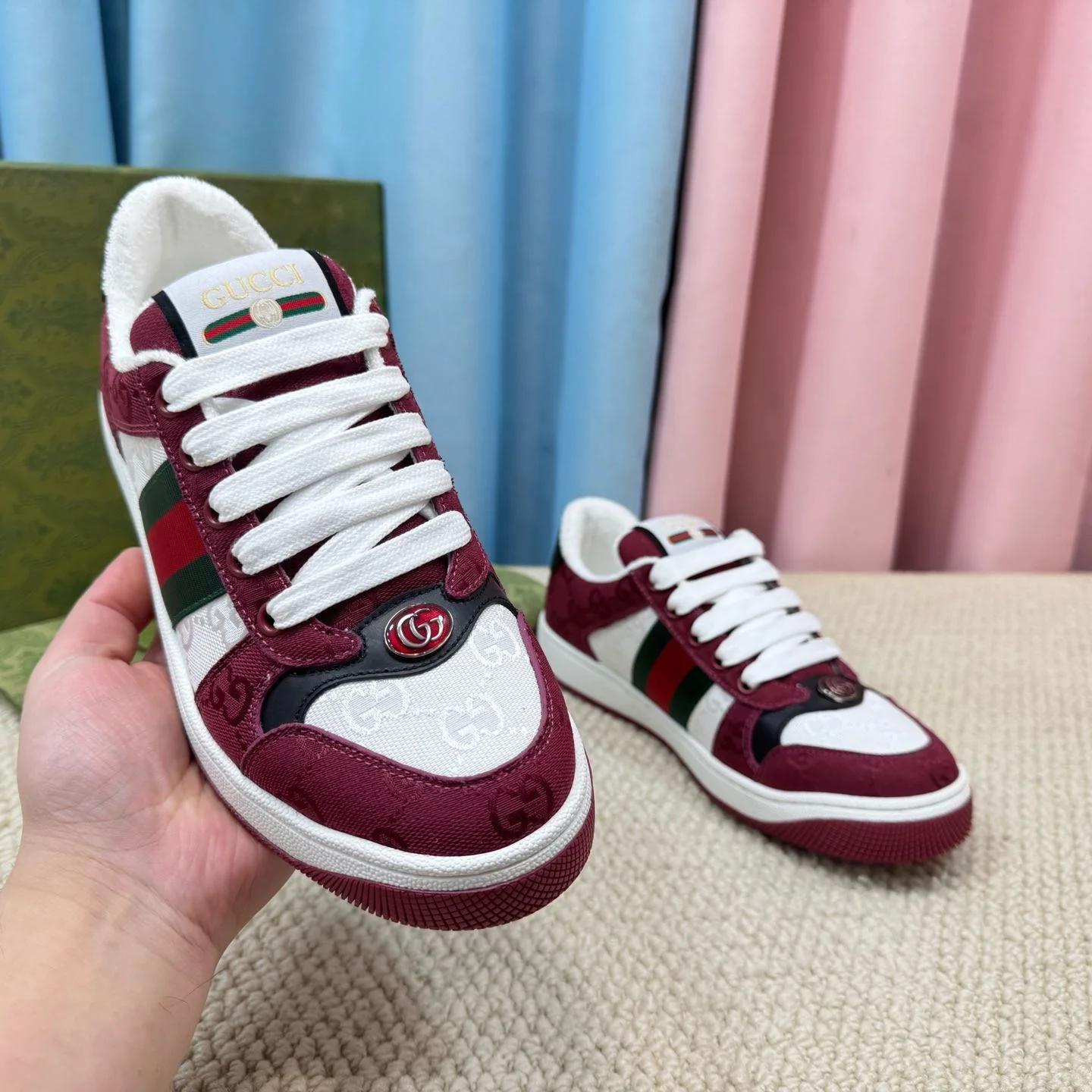 Value-priced Gucci Screener Shoes