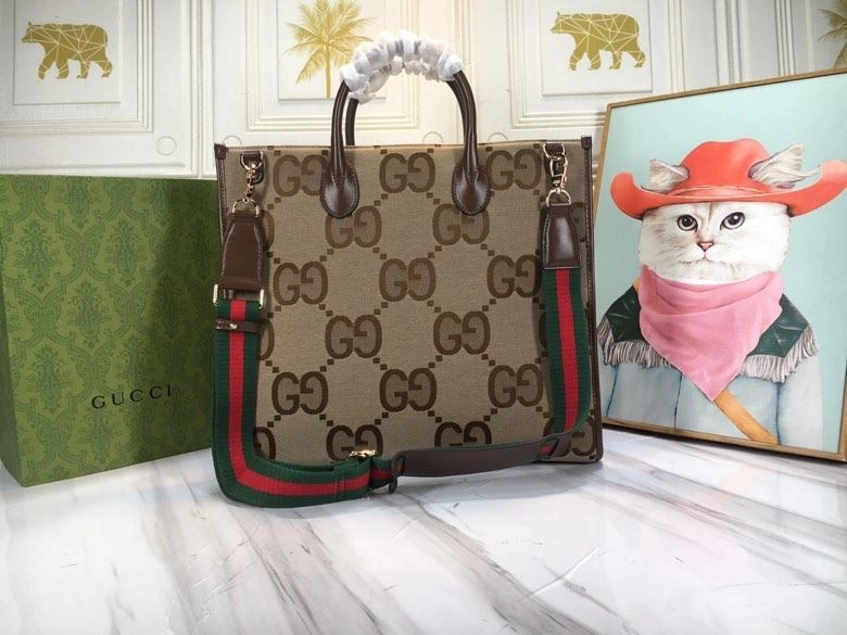 Brand-authenticated Gucci Shopping Bags