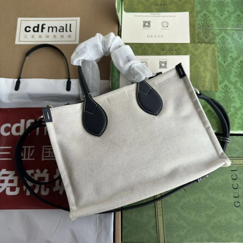 Brand-authenticated Gucci Shopping Bags