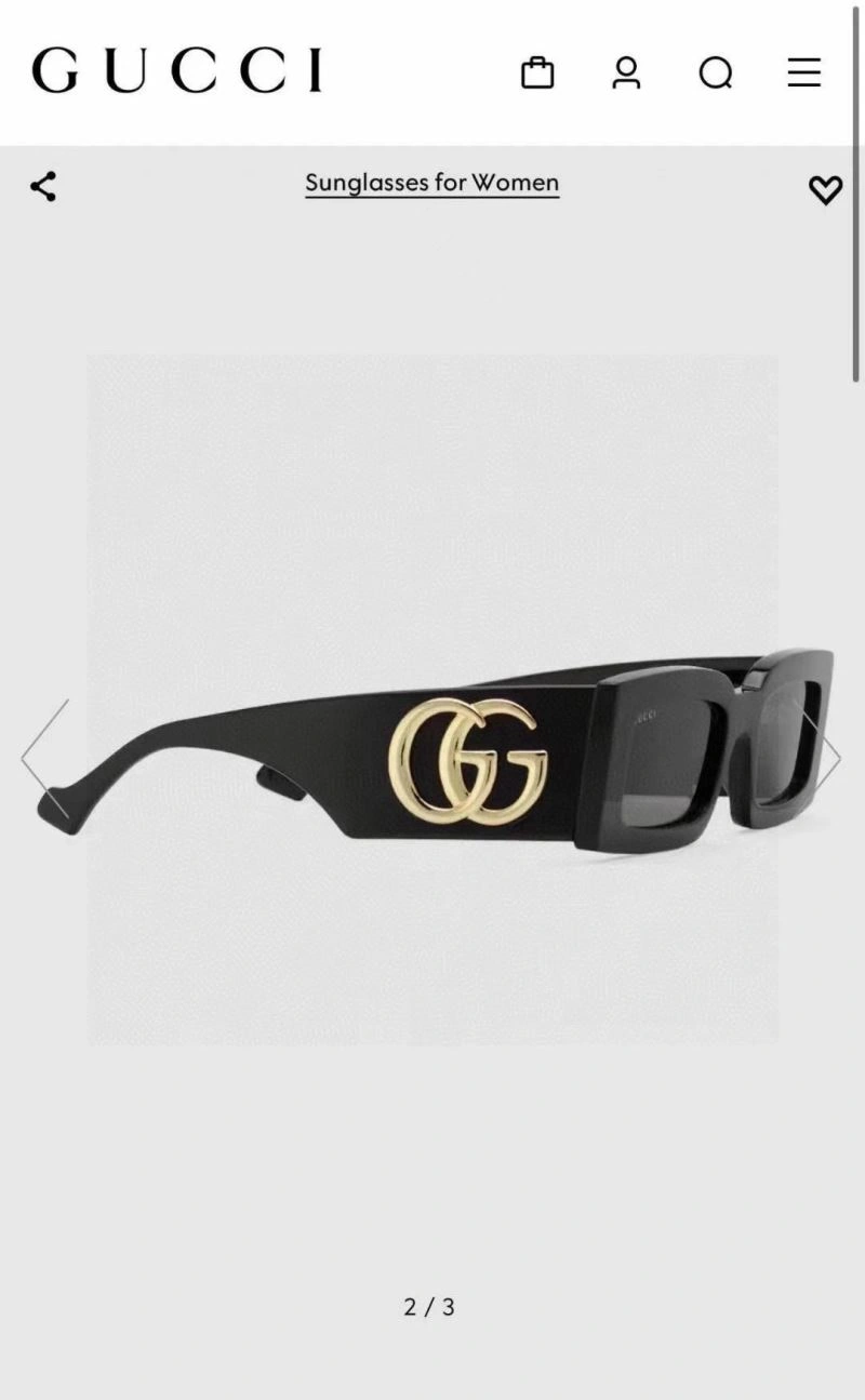 Top mirror Gucci Sunglasses