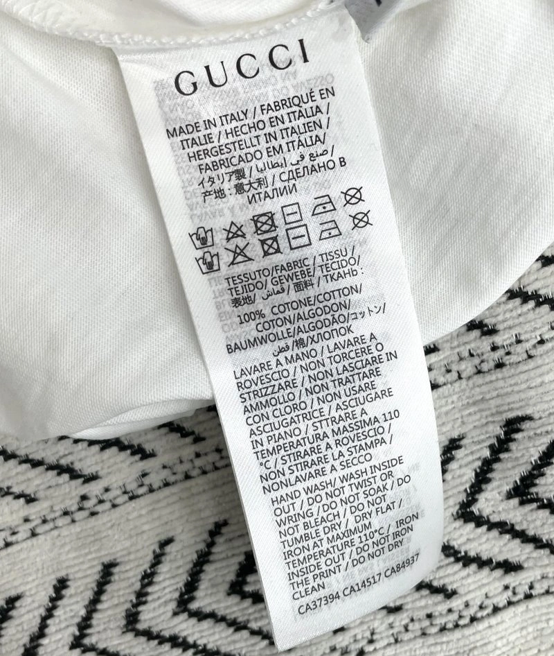 Indistinguishable Gucci T-Shirts