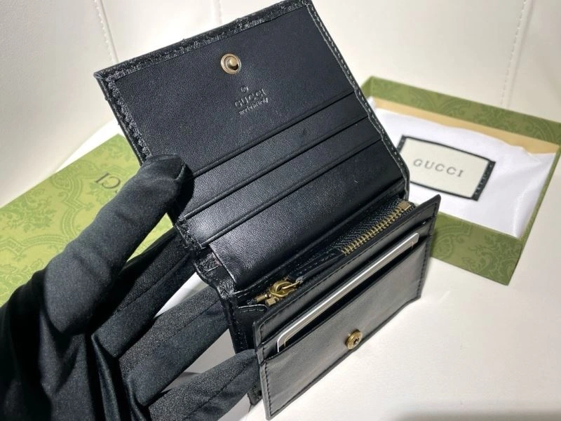 Brand-authenticated Gucci Wallets Purse