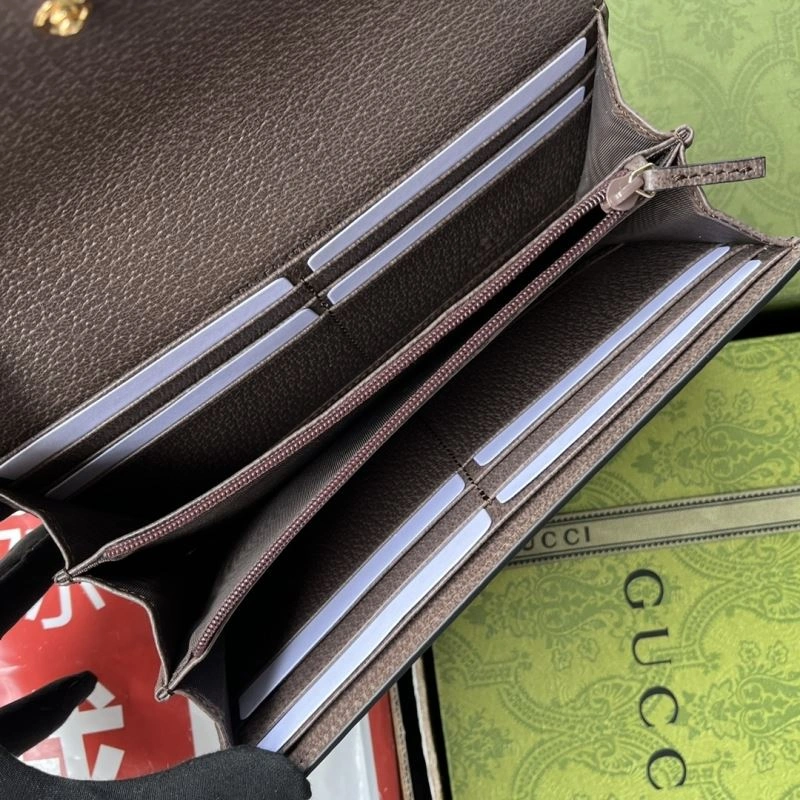 Brand-authenticated Gucci Wallets Purse