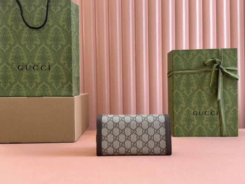 Brand-authenticated Gucci Wallets Purse