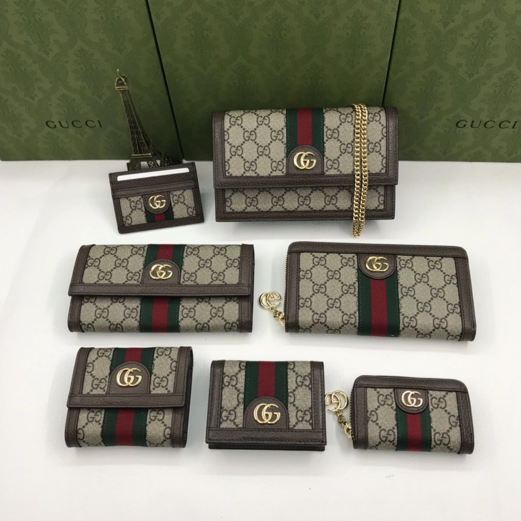 Brand-authenticated Gucci Wallets Purse