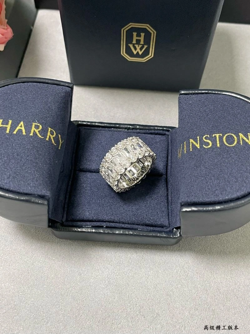 Brand-authenticated Harry Winston Rings