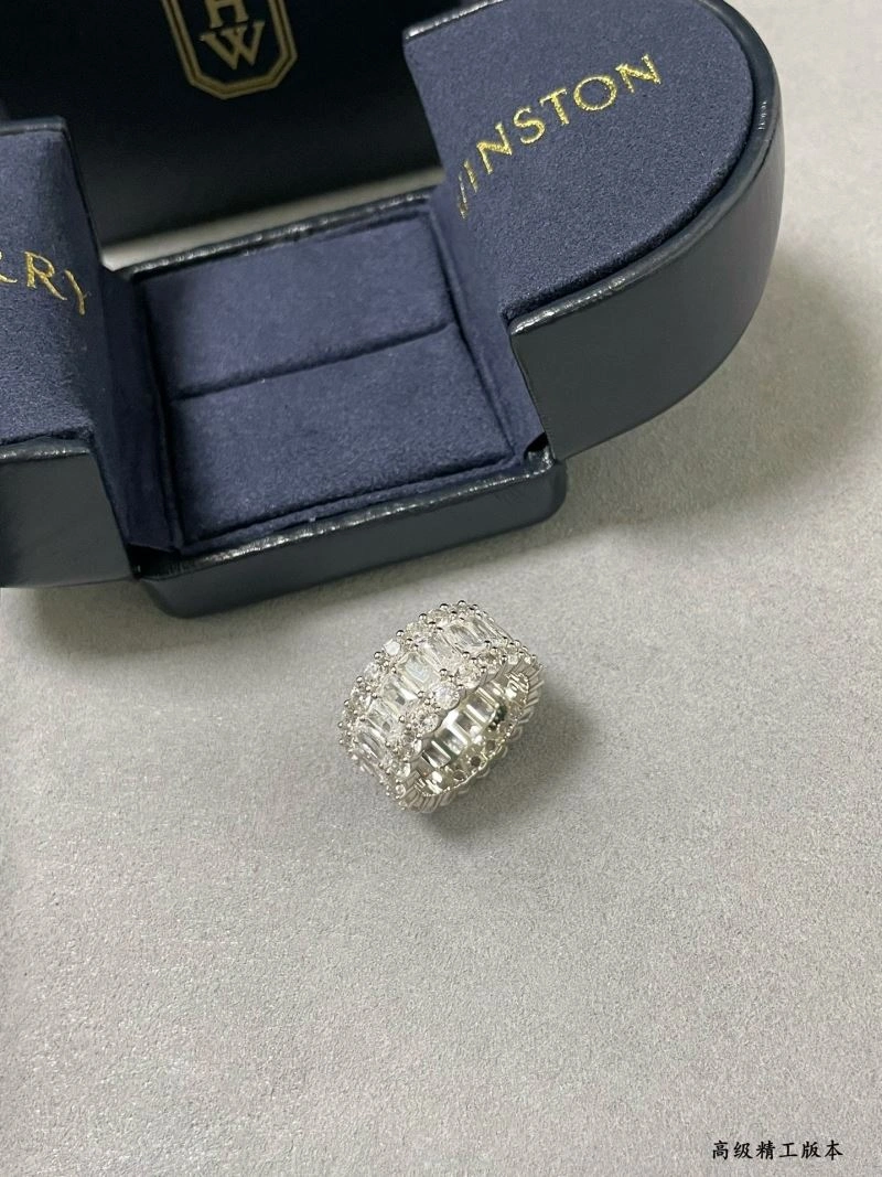 Brand-authenticated Harry Winston Rings
