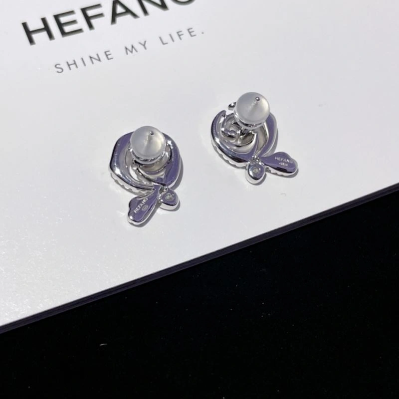 Brand-authenticated Hefang Earrings