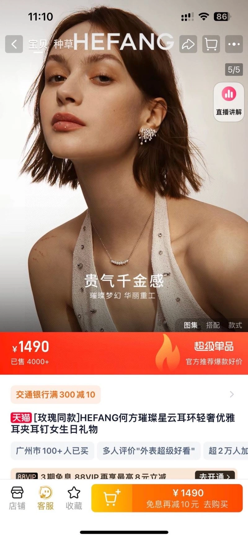 Indistinguishable Hefang Earrings