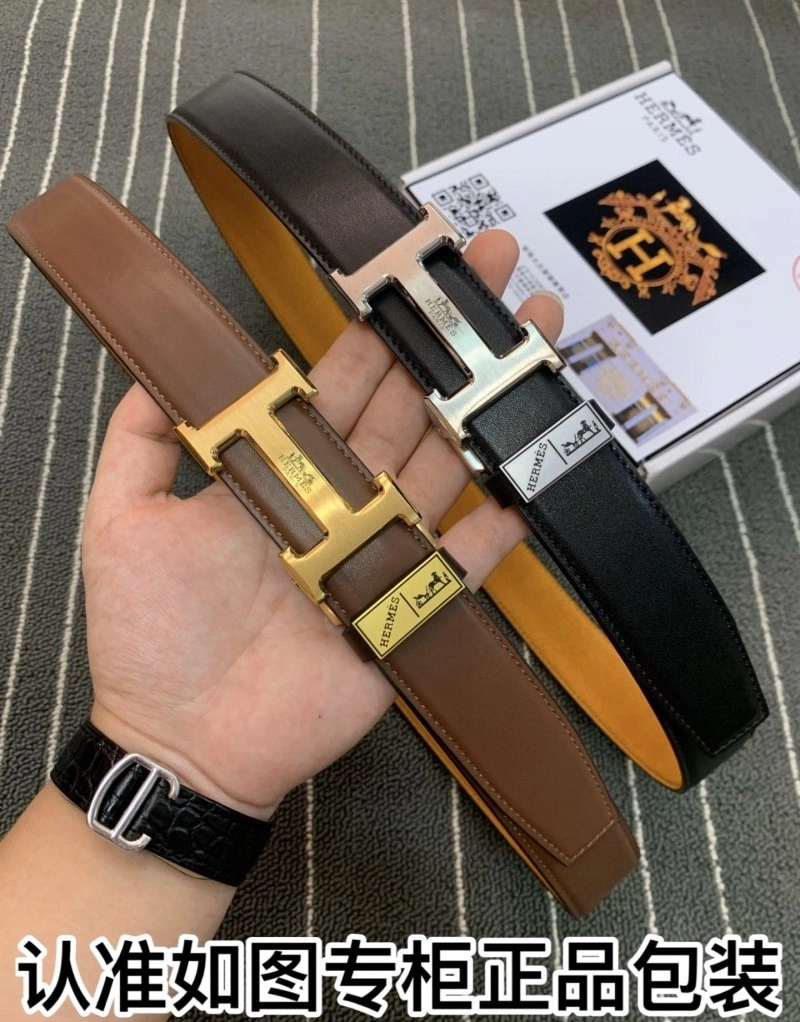 Real Hermes Belts