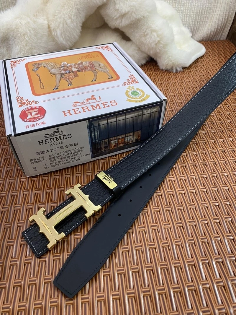 Brand-authenticated Hermes Belts