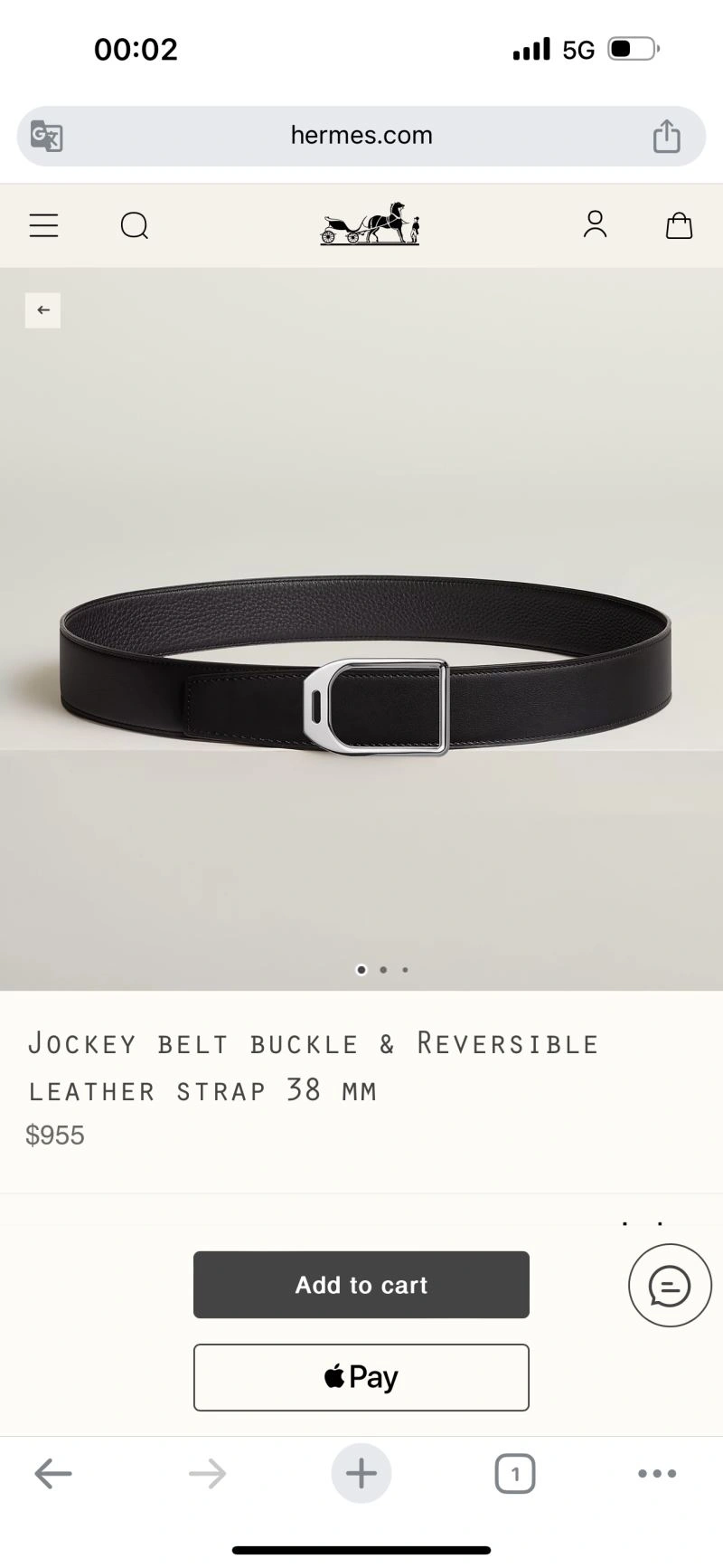 Hermes Belts