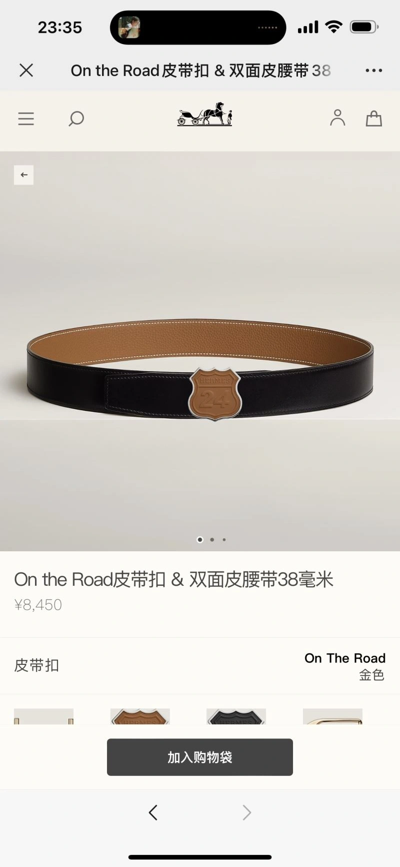 Hermes Belts
