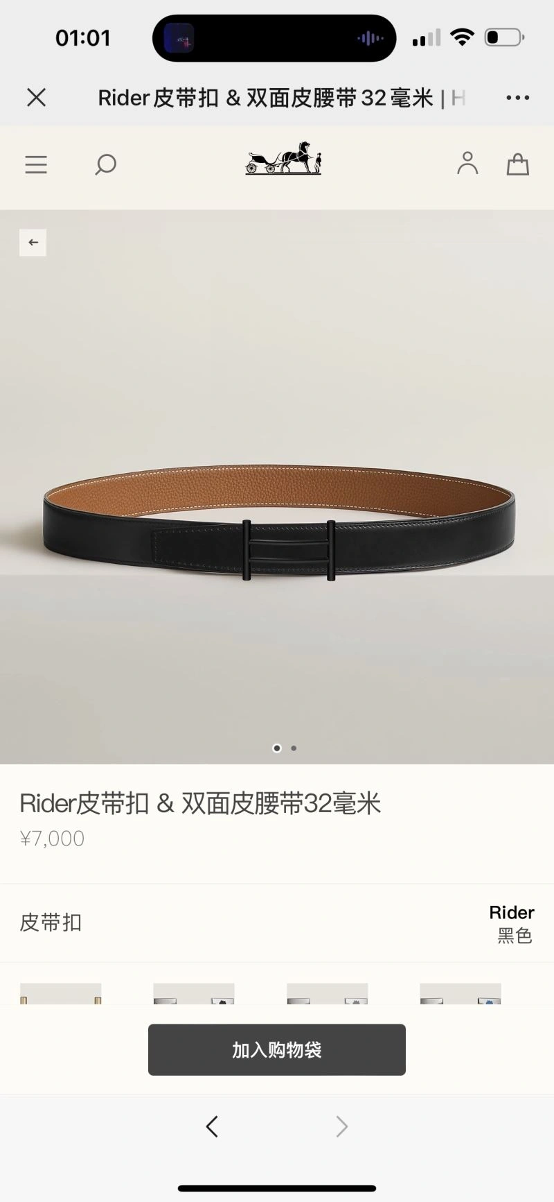 Hermes Belts