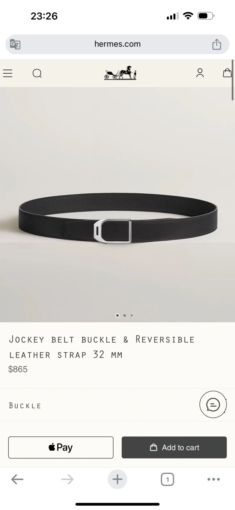 Hermes Belts