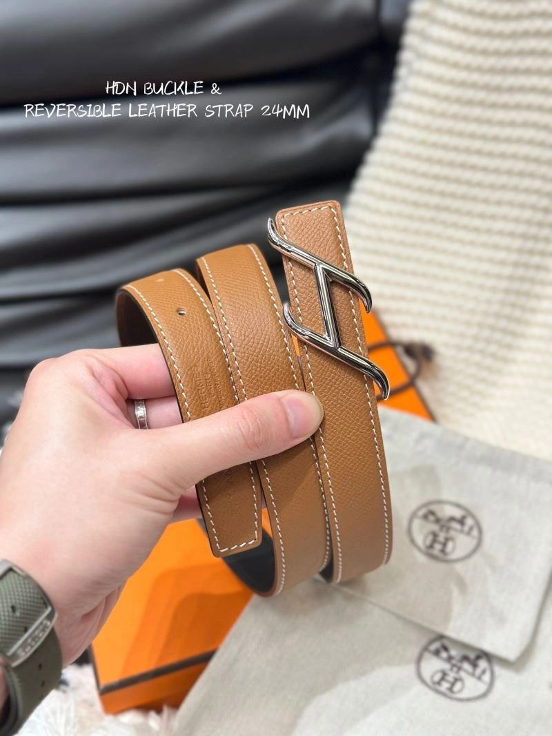 Brand-authenticated Hermes Belts