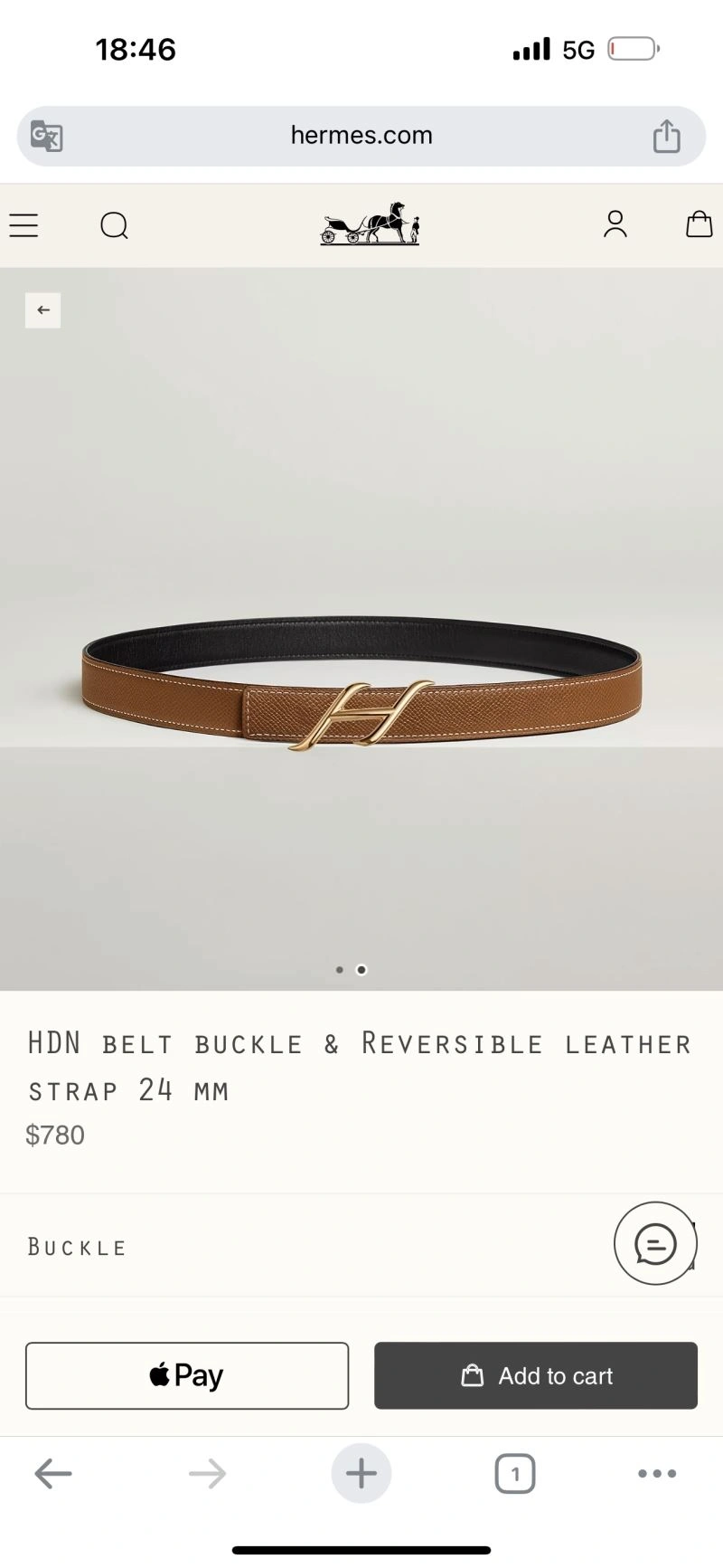 Hermes Belts