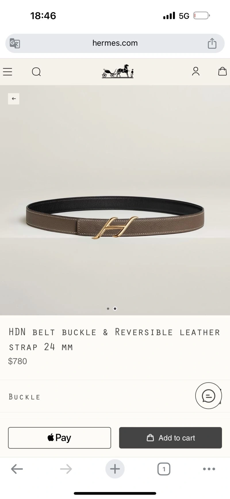 Hermes Belts