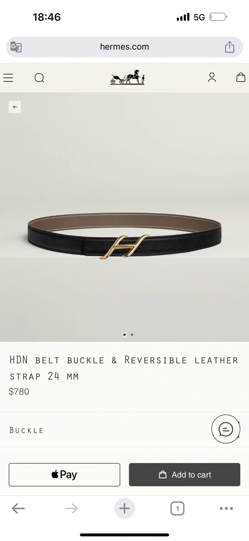 OEM Hermes Belts