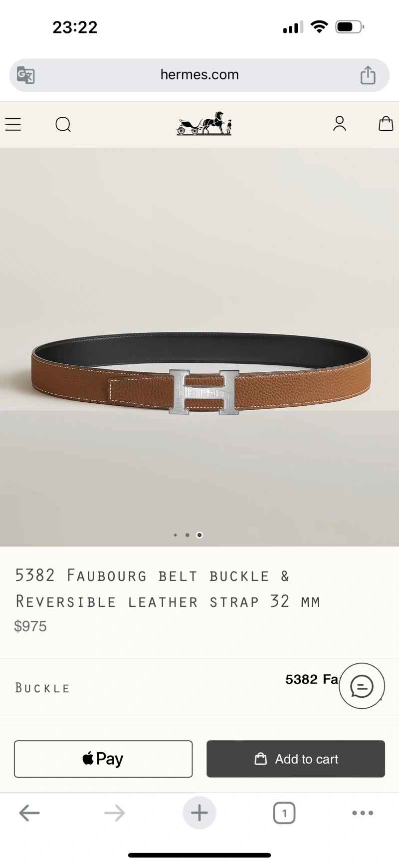 High fidelity Hermes Belts