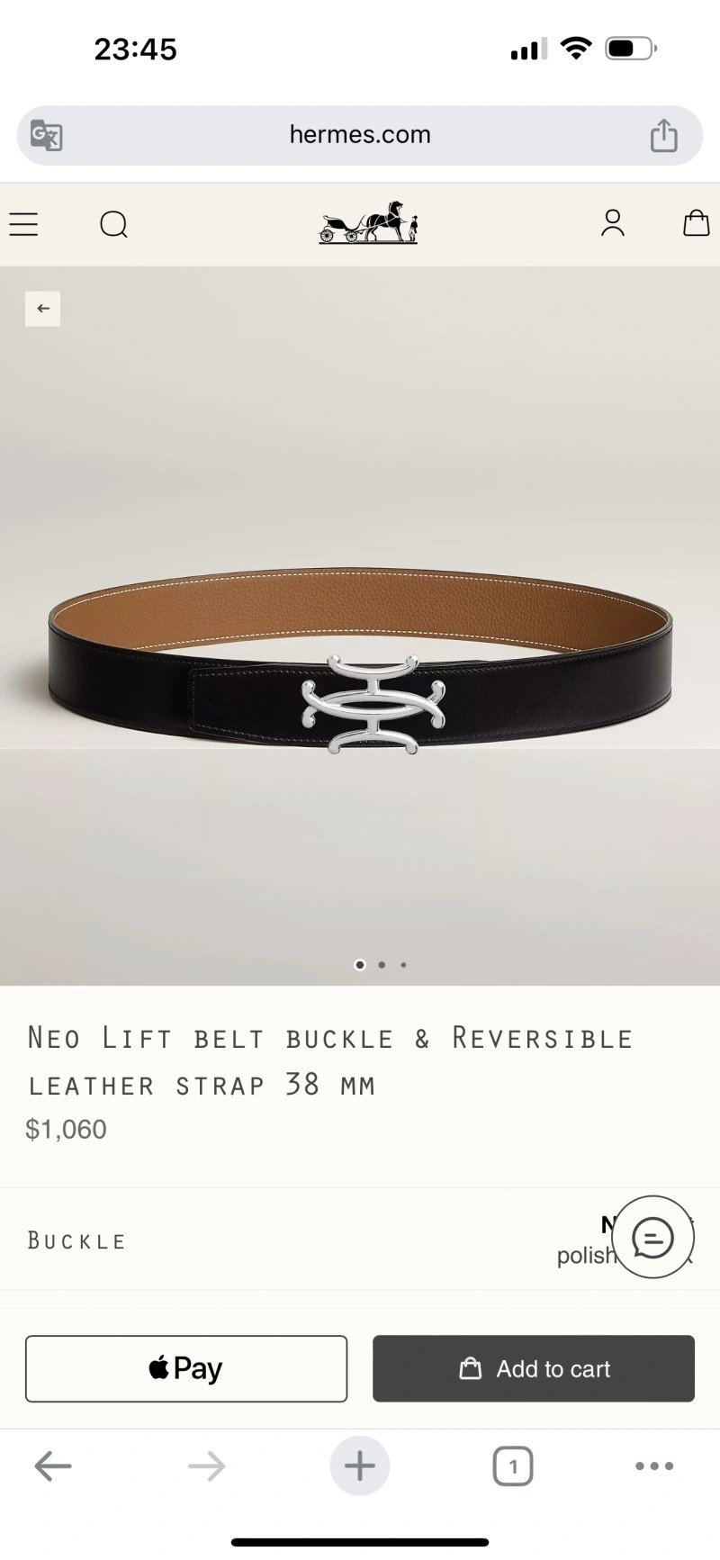 1:1 copy Hermes Belts