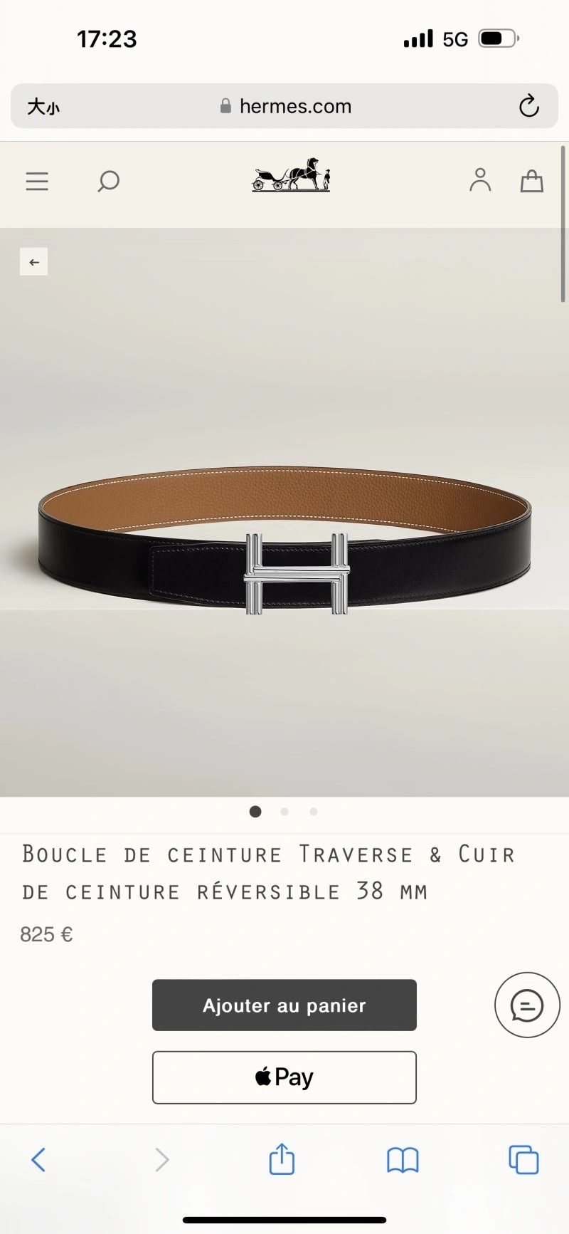 Economical Hermes Belts