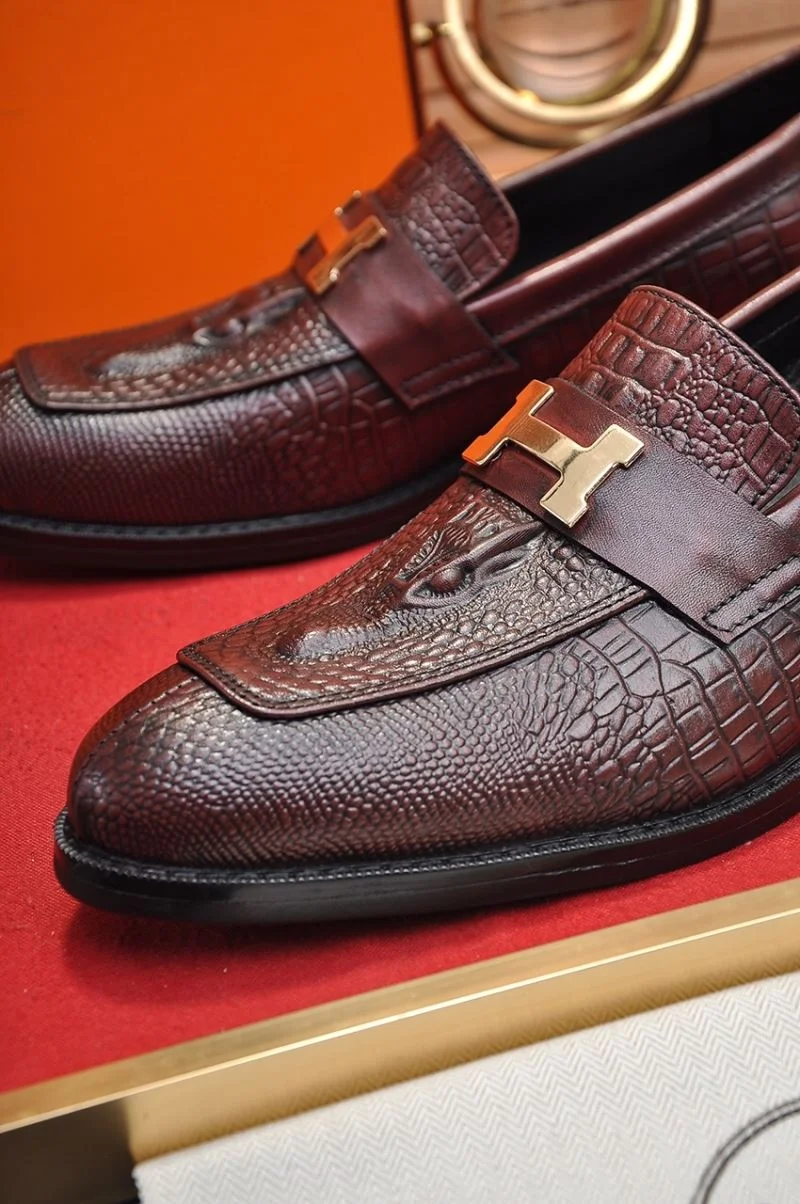 1:1 copy Hermes Business Shoes