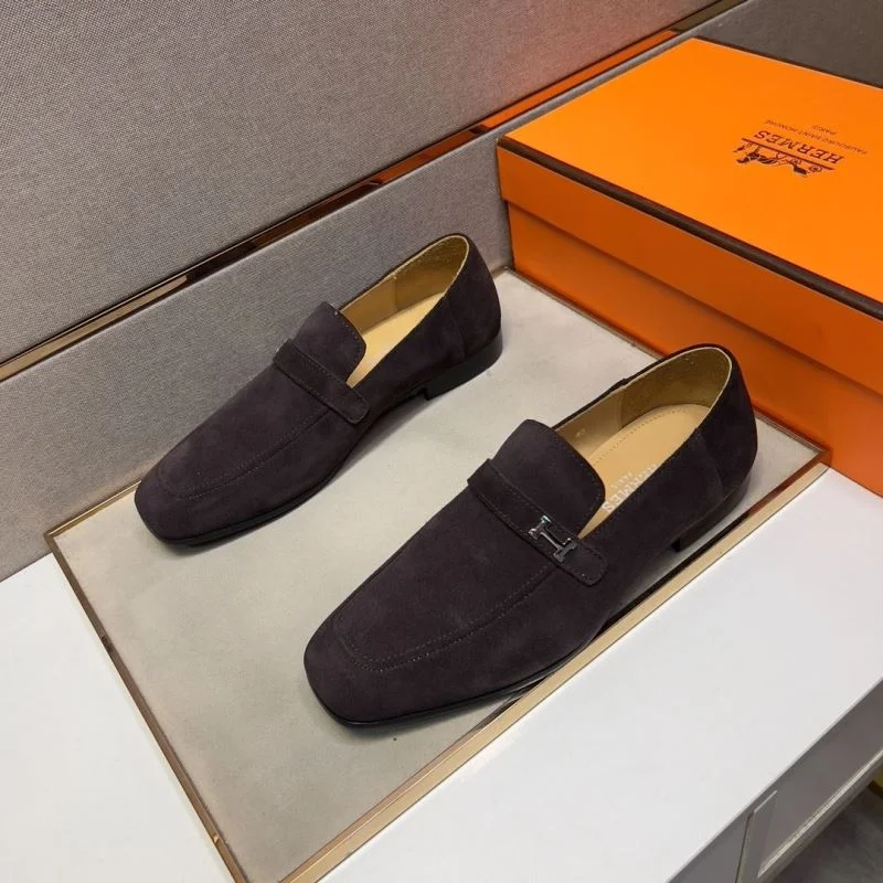 Brand-authenticated Hermes Business Shoes