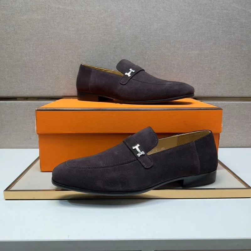 Brand-authenticated Hermes Business Shoes