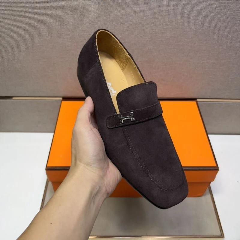 Brand-authenticated Hermes Business Shoes