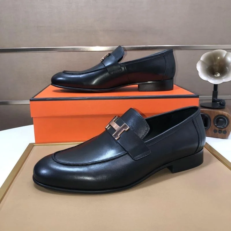 1:1 copy Hermes Business Shoes