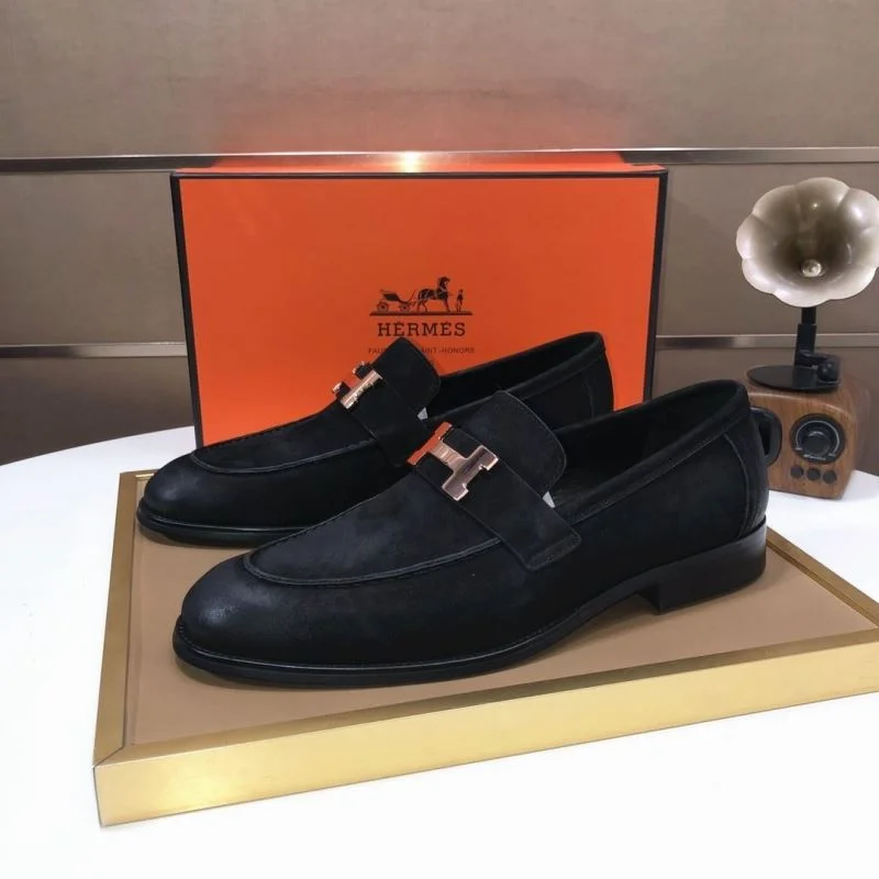 Brand-authenticated Hermes Business Shoes