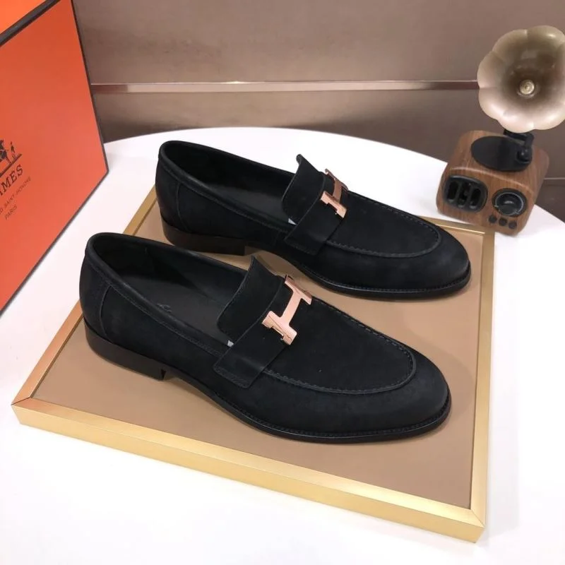 Brand-authenticated Hermes Business Shoes
