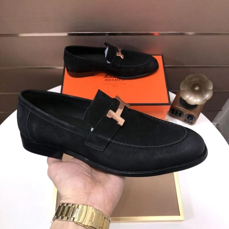 Brand-authenticated Hermes Business Shoes