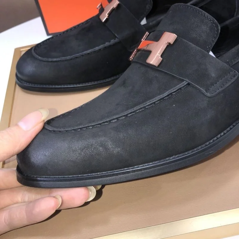 Brand-authenticated Hermes Business Shoes