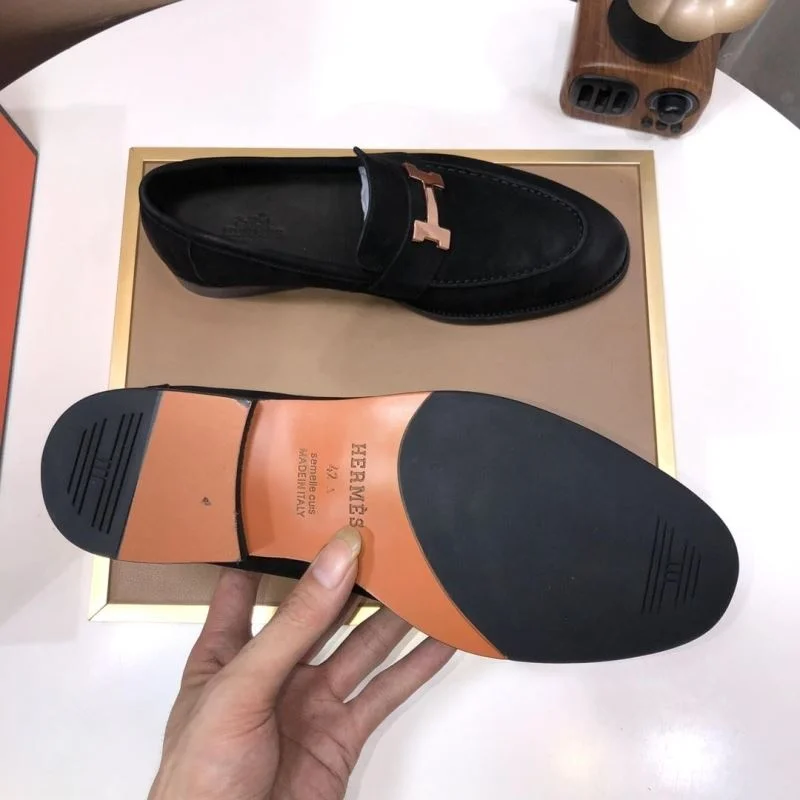 Brand-authenticated Hermes Business Shoes