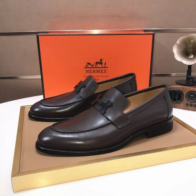 Brand-authenticated Hermes Business Shoes