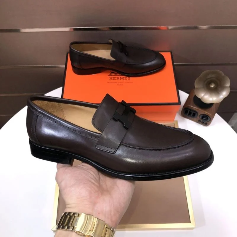 Brand-authenticated Hermes Business Shoes