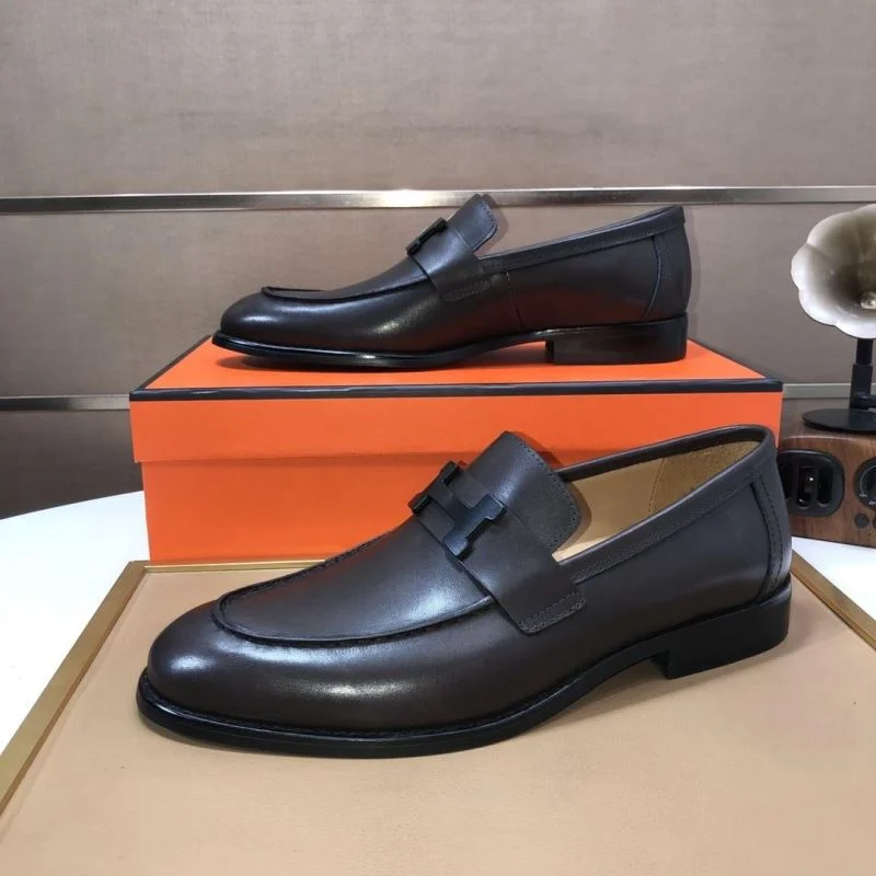 Brand-authenticated Hermes Business Shoes