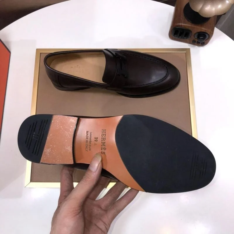 Brand-authenticated Hermes Business Shoes