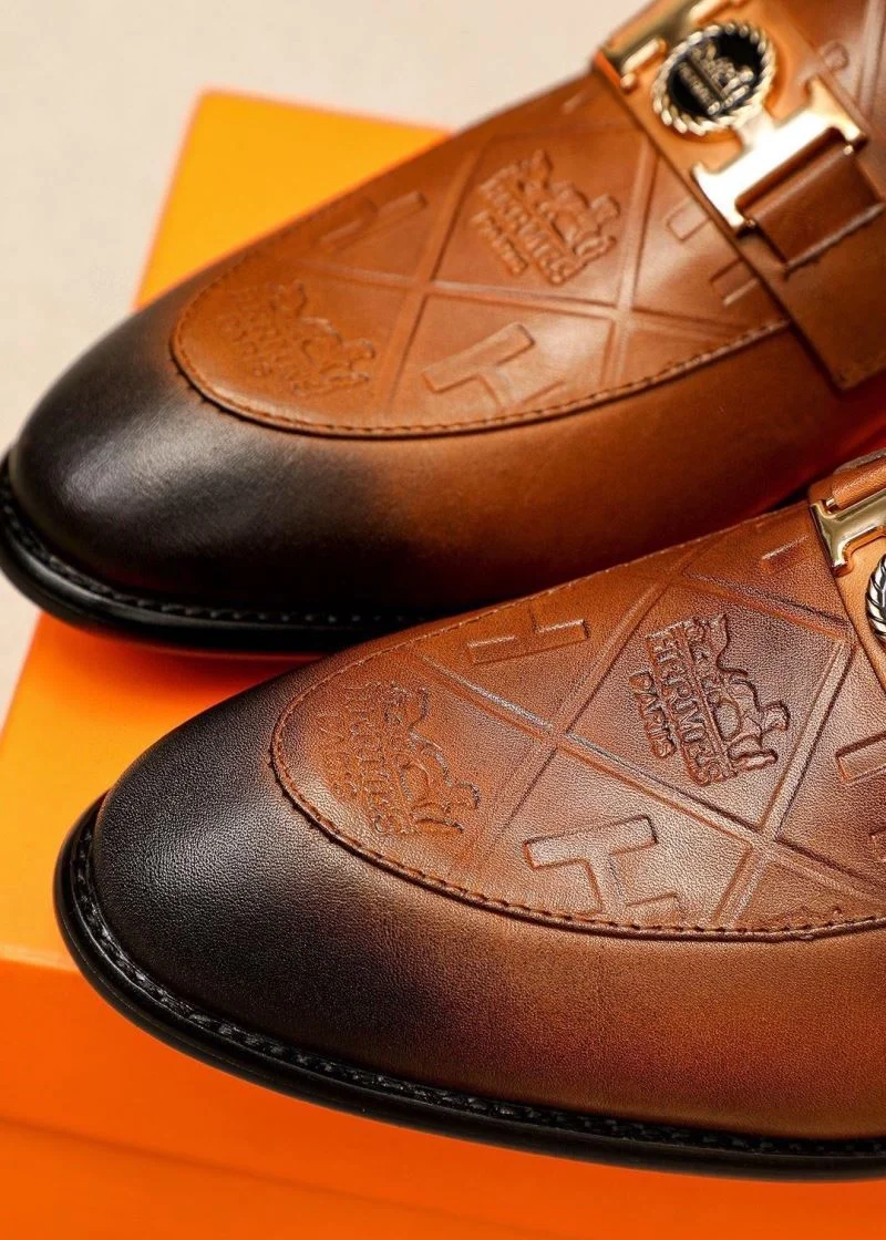 Exact replica Hermes Business Shoes
