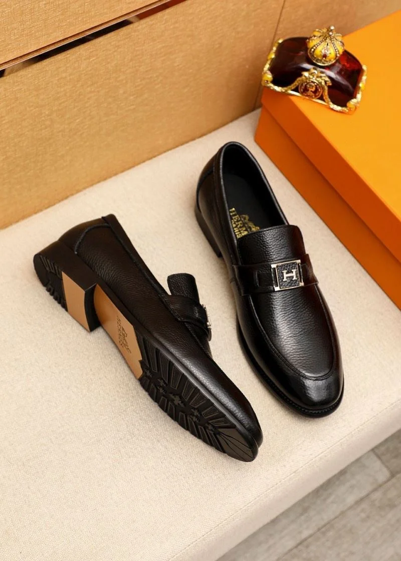 Brand-authenticated Hermes Business Shoes