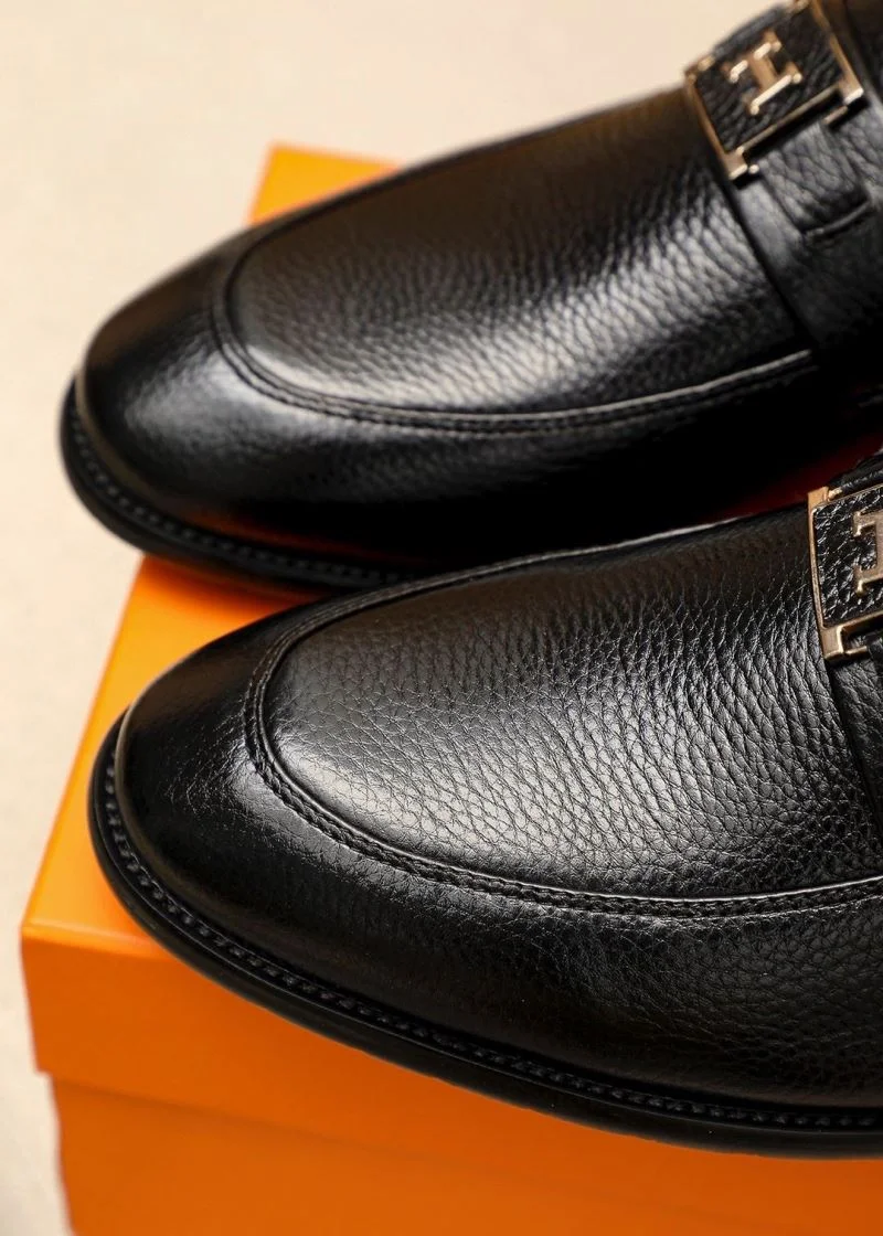 Brand-authenticated Hermes Business Shoes