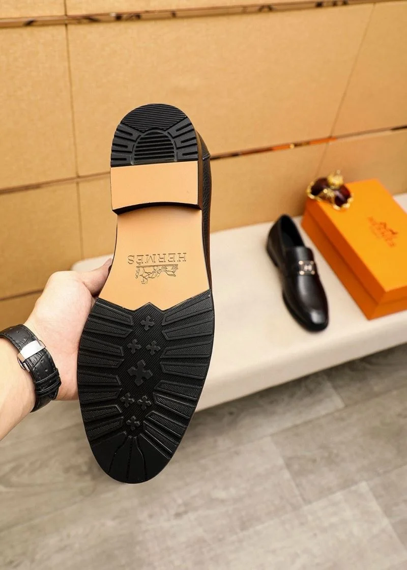 Brand-authenticated Hermes Business Shoes